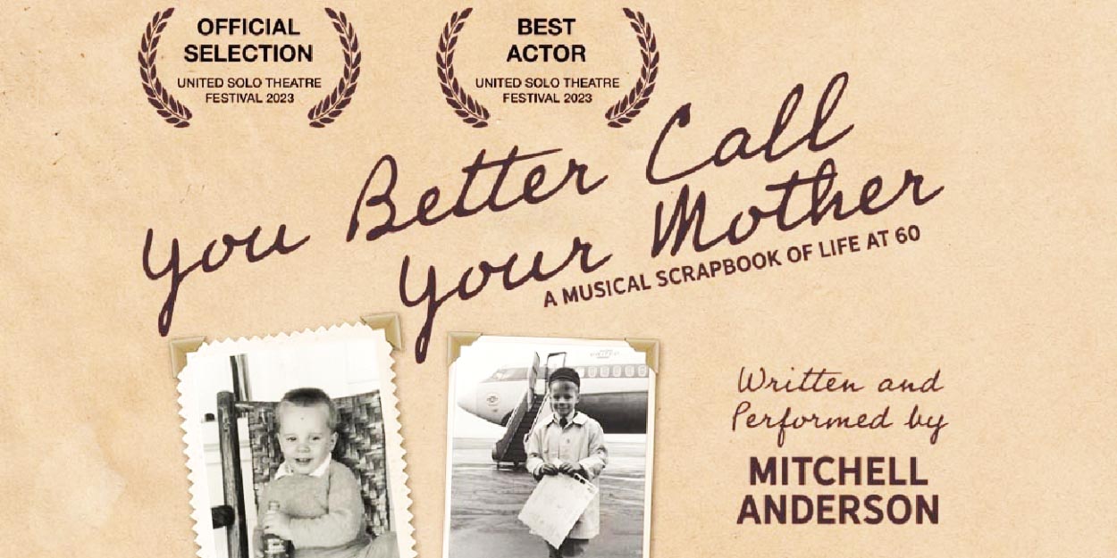 “You Better Call Your Mother” One-Man Cabaret is Coming to Jamestown ...
